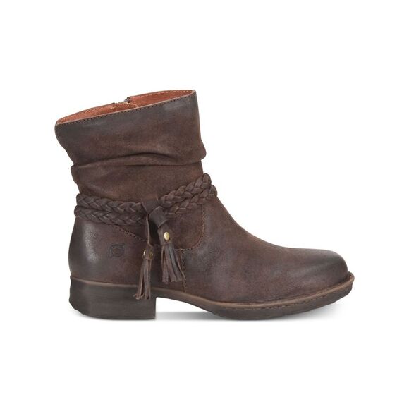 Born | Shoes | Born Womens Brown Wrapastrap Ouvea Toe Block Heel ...
